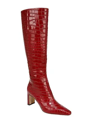 Sam Edelman Sam Edelman Sylvia Knee High Boots Scarlet Cherry
