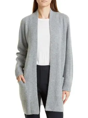 Vince Shawl Collar Cashmere Cardigan - Med H Grey