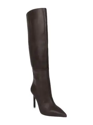 BLACK SUEDE STUDIO BLACK SUEDE STUDIO Taylor Croc-Embossed Knee High Boots Mulch Nappa