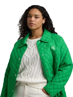 Ralph Lauren Ralph Lauren Diamond-Quilted Jacket Green Topaz