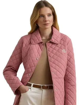 Ralph Lauren Ralph Lauren Diamond-Quilted Jacket Rose Mauve