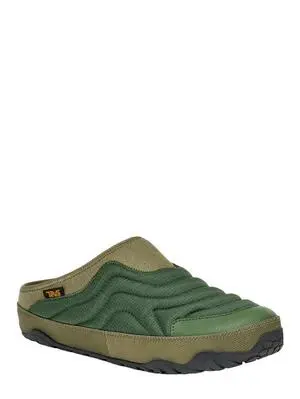 Teva Reember Terrain Quilted Mule - Douglas Fir/burnt Olive
