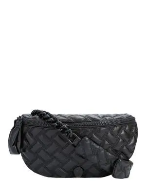 Kurt Geiger Kensington Drench Leather Belt Bag - Black