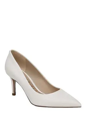 Sam Edelman Vienna Pointed Toe Pumps - Bright White