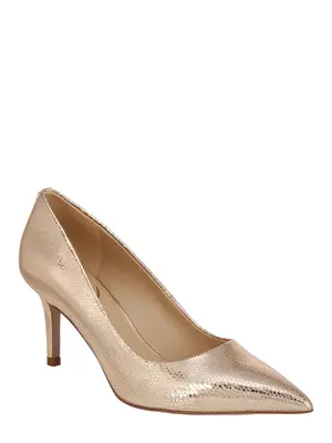 Sam Edelman Sam Edelman Vienna Pointed Toe Pumps Gold Quartz