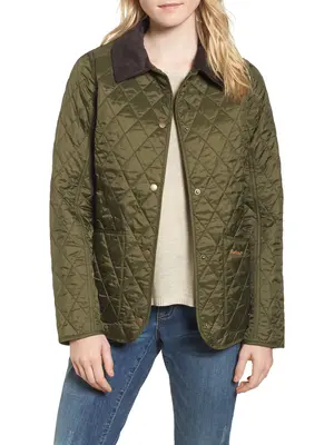 Barbour Barbour Annandale Diamond-Quilted Jacket Olive