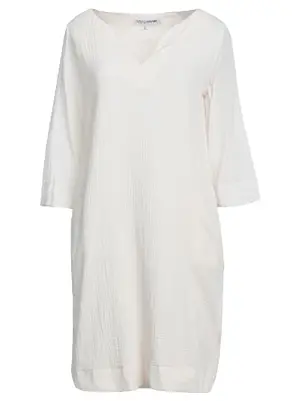 European Culture Mini Dress - White