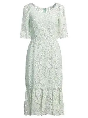 Dolce & Gabbana Midi Flared Dress - Green