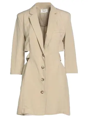 VICOLO Mini Blazer Dress Beige