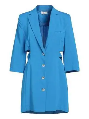 VICOLO Mini Blazer Dress - Blue