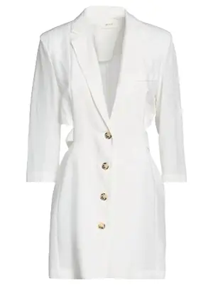 VICOLO Mini Blazer Dress White