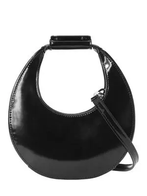 Staud Mini Moon Leather Bag - Black