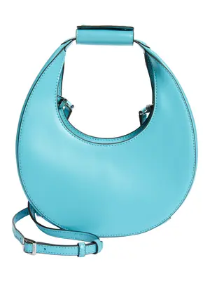 Staud STAUD Mini Moon Leather Bag Crystal Waters