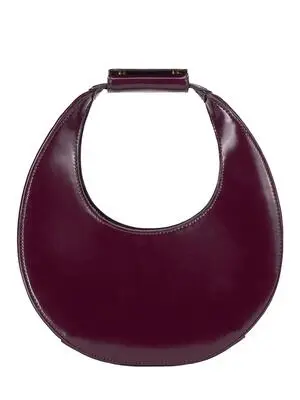 Staud STAUD Mini Moon Leather Bag Syrah