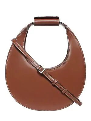 Staud Mini Moon Leather Bag - Tan