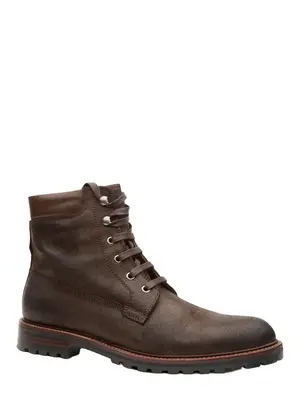 Gordon Rush Gordon Rush Chester Leather Lace-Up Boots Brown