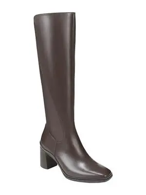 Naturalizer Axel Weatherproof Knee High Boot - Oxford Brown Wp Leather
