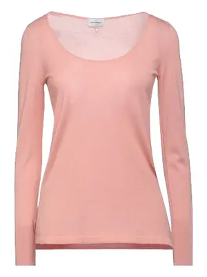 FERRAGAMO Virgin Wool Sweater Pink