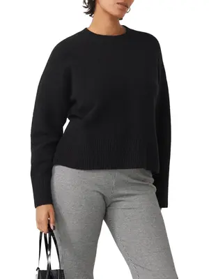 & Other Stories & Other Stories Crewneck Sweater Black