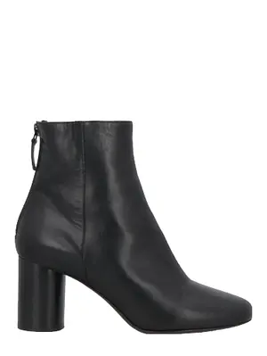 Sandro SANDRO Ankle Boots In Leather Black