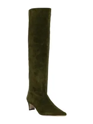Staud STAUD Wally Knee High Boots Olive