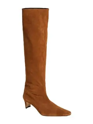 Staud Wally Knee High Boots - Tan