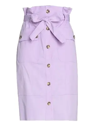 VICOLO Midi Flared Skirt - Purple