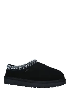UGG Leather Tasman Slippers - Black