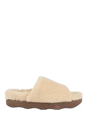 Chloé Leather Sandals - Beige