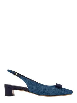 FERRAGAMO Vara Bow Slingback Blue
