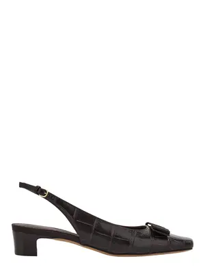 FERRAGAMO Vara Bow Slingback Brown