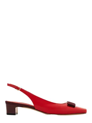 FERRAGAMO Vara Bow Slingback Red