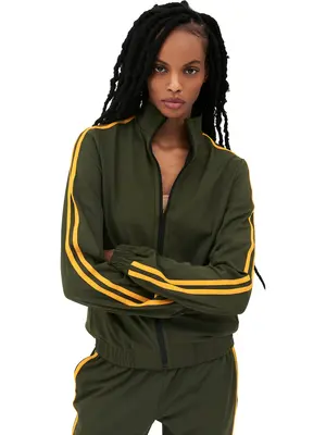 Splits59 Fox Techflex Track Jacket Army/marigold