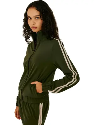 Splits59 Fox Techflex Track Jacket Army/stone