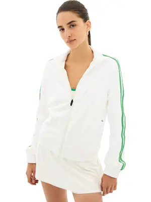 Splits59 Fox Techflex Track Jacket White/grass