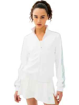 Splits59 Fox Techflex Track Jacket White/teal