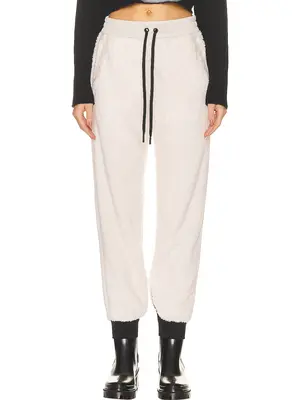 Moncler Fleece Sweatpants - White