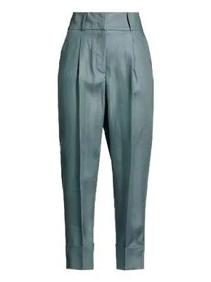 Peserico Tapered Twill Pants Green