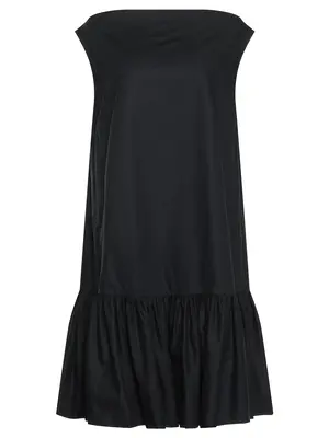 L' AUTRE CHOSE Mini Cotton Dress Black