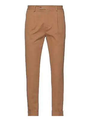 DANIELE ALESSANDRINI Tapered Cropped Casual Pants Beige