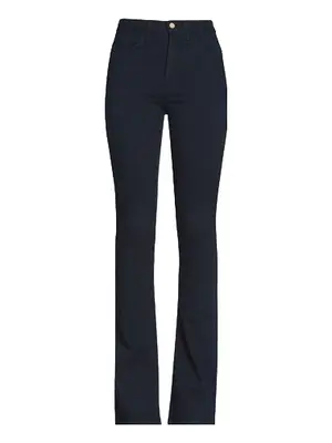 MANILA GRACE Flared Jeans In Stretch Denim - Blue
