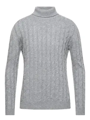 Alpha Studio ALPHA STUDIO Turtleneck Knit Top Grey