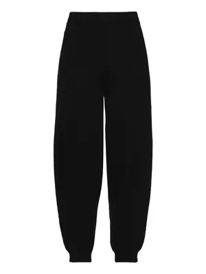SEMICOUTURE SEMICOUTURE Tapered Knit Pants Black