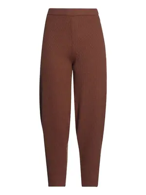 SEMICOUTURE SEMICOUTURE Tapered Knit Pants Brown