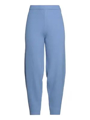 SEMICOUTURE SEMICOUTURE Tapered Knit Pants Slate Blue