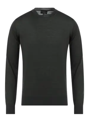 Emporio Armani Sweater In Virgin Wool Military Green