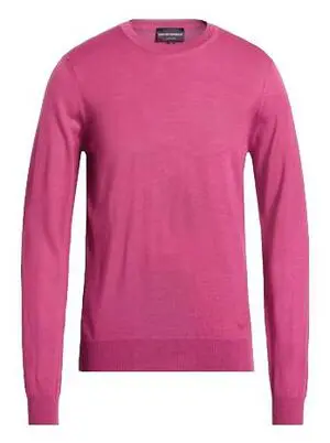 Emporio Armani Sweater In Virgin Wool Pink