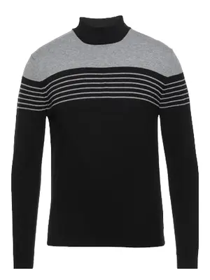 Alpha Studio Turtleneck Knit Top Grey