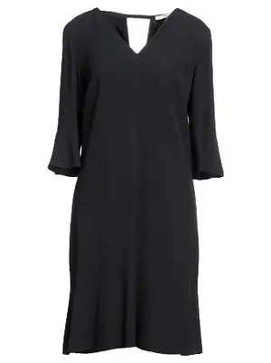 SEVENTY VENEZIA Mini Flared Dress - Black