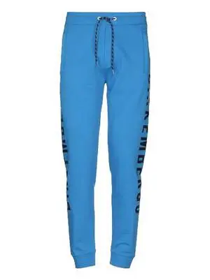 BIKKEMBERGS Man Pants Azure Size Xxxl Cotton, Elastane Azure